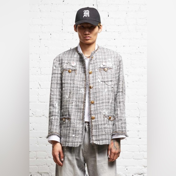 R13 | Jackets & Coats | R3 Slouch Tweed Jacket Size Medium | Poshmark